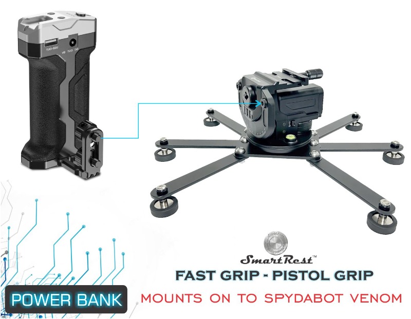 Thermal & Light Mounts: Power Bank for SpydaBot - for SCORPION and or VENOM