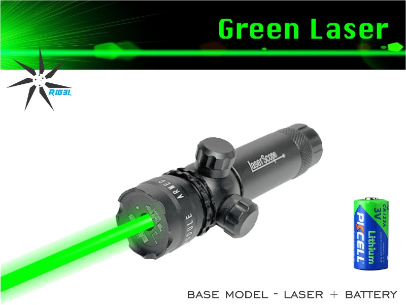 Hunting Lights: Laser - Green + Battery Included
