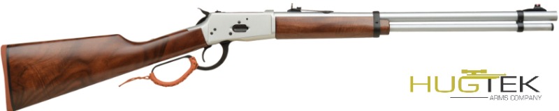 Firearms: HUGTEK .357 Magnum Lever Action - Nickel Walnut