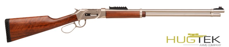 Firearms: HUGTEK .410 Lever Action Shot Gun - Nickel