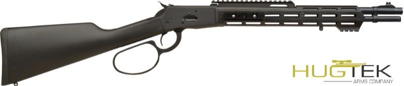 Firearms: HUGTEK .357 Magnum Lever Action - Semi Tactical Black