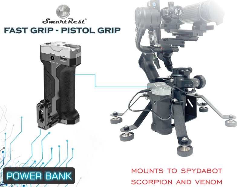 Thermal & Light Mounts: Power Bank for SpydaBot - for SCORPION and or VENOM