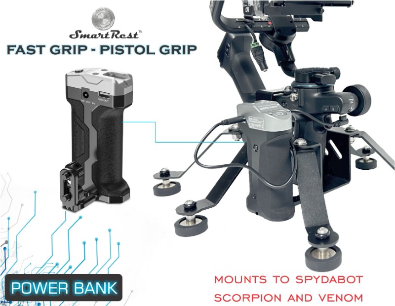 Thermal & Light Mounts: Power Bank for SpydaBot - for SCORPION and or VENOM