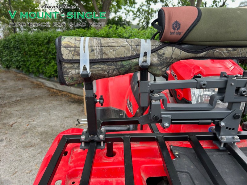SmartRest V Mount Gun Rack For Quad Bikes, ATVs and UTVs