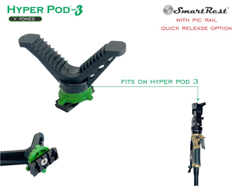 SmartRest Hyper Pod II Monopod and Bipod Hunters Rest